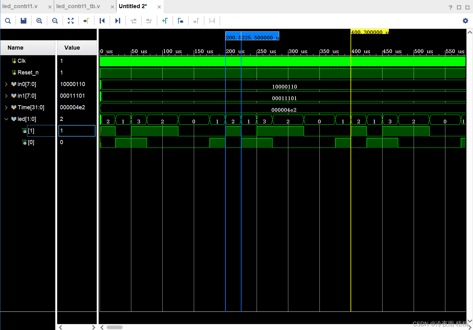 Fpga:从led灯表现简易可控线性序列机fgpa实现led任意序列发生器 Csdn博客