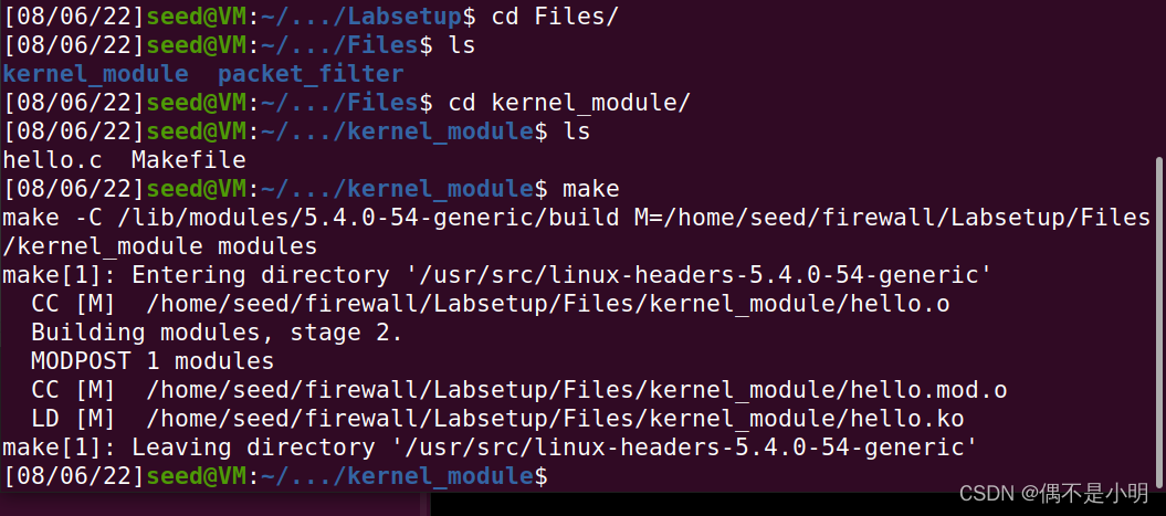 SEED-LABS Firewall Exploration Lab-CSDN博客