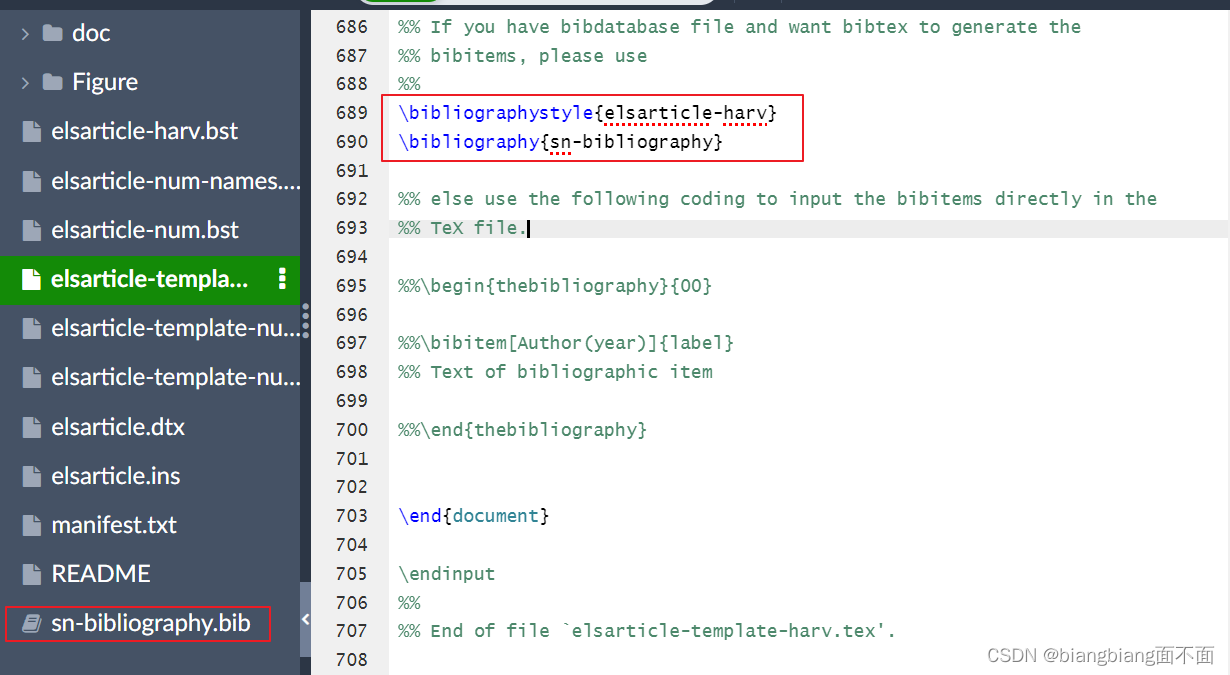 Elsevier的Latex模板没有bib文件_elsevier bib-CSDN博客