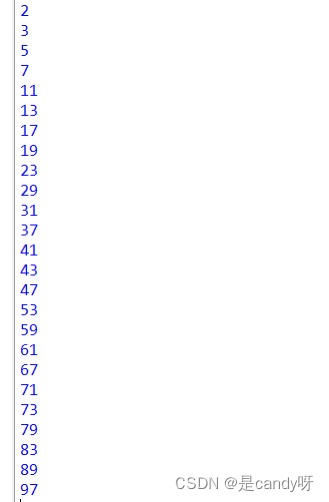 用python打印出100以内的所有素数python For质数 Csdn博客