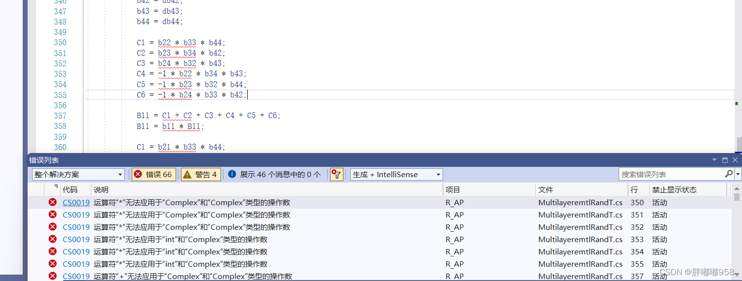 c#cs0019报错是什么情况，求大佬帮助解决-CSDN博客