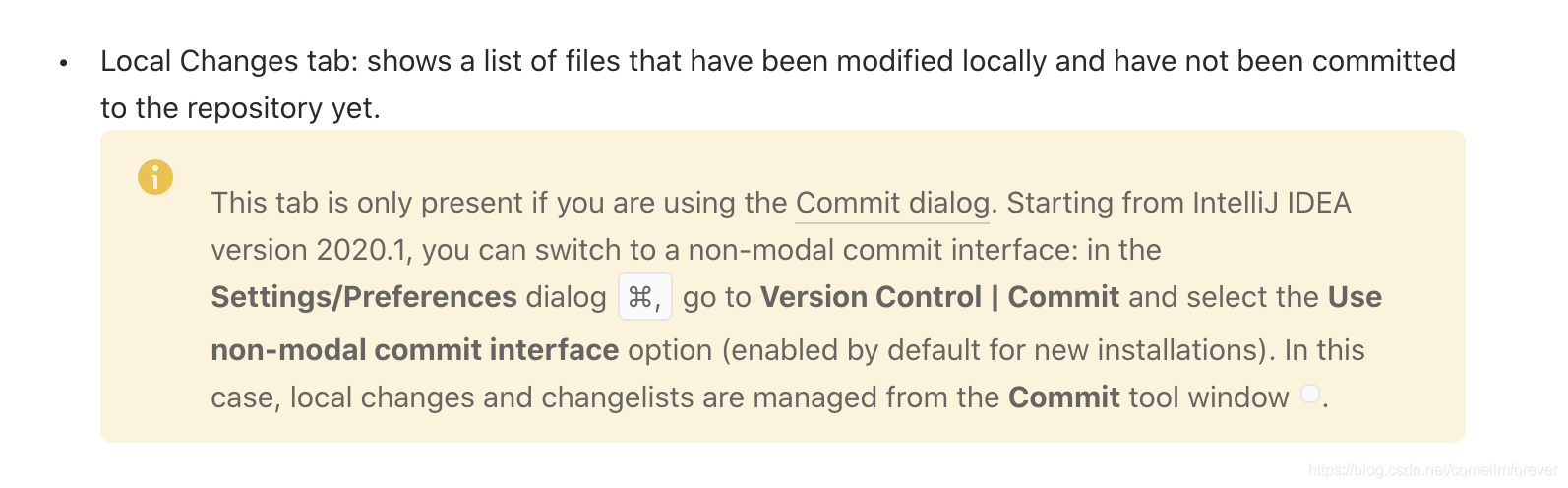 IDEA Version Control 窗口 local changes显示_version control的local changes-CSDN博客