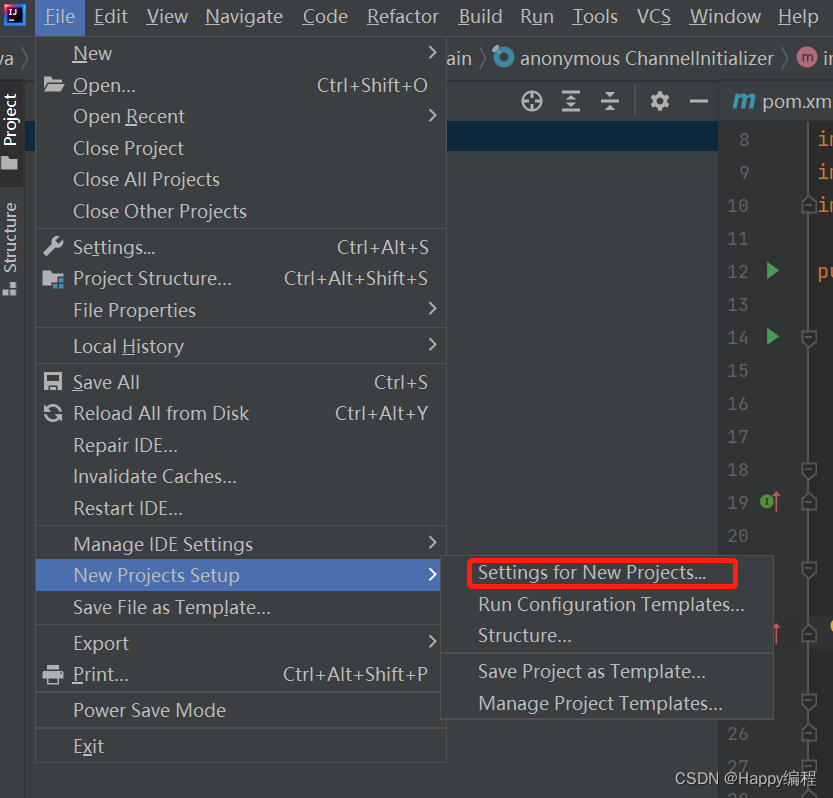 IDEA快速导入包、默认设置以及自定义配置maven_idea一键导入所有包快捷键-CSDN博客