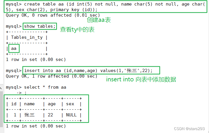 MySQL基本操作命令和数据表高级操作_mysql create table like-CSDN博客