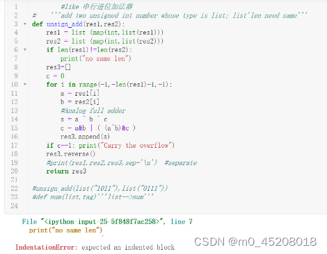 【捕捉BUG】jupter notebook python缩进报错但又找不到错误 IndentationError: expected an indented block_jyupter 意外 ...
