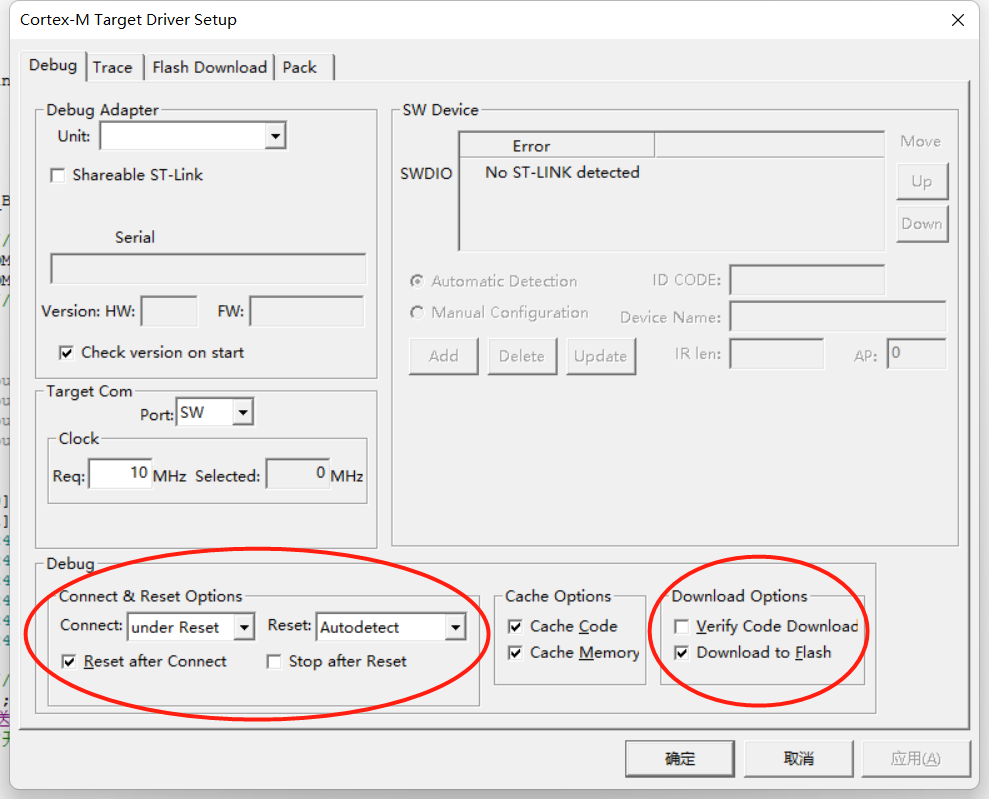 Keil：Couldn‘t stop Cortex-M devicel,Please check the JITAG cable 解决方法之一_could not stop cortez-m ...