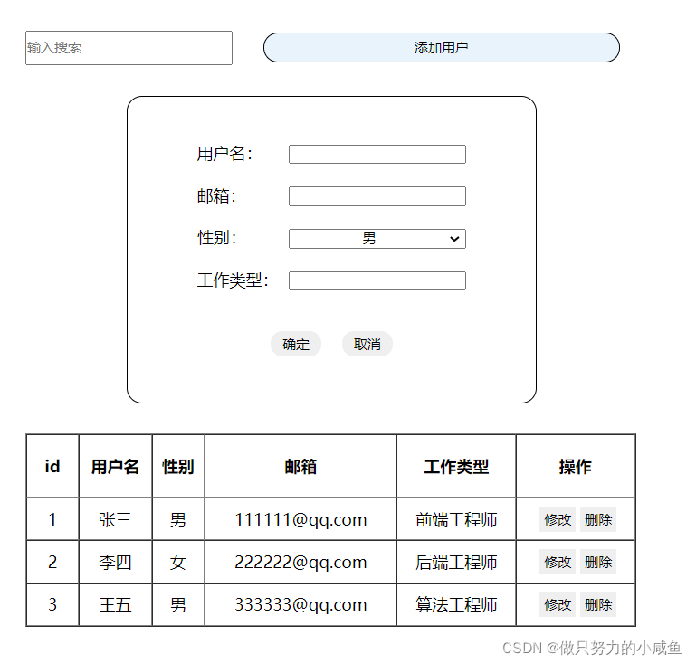 保姆级教学,让你用vue来轻松实现简单的增删改查操作,不来看看吗vue增删改查简单实现 Csdn博客eos 5916
