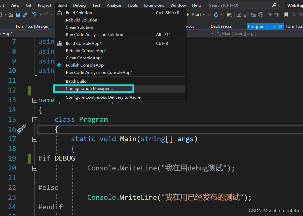 C#预处理指令 #if、#else、 #endif、#define的使用_else define-CSDN博客
