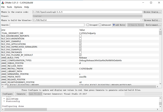 【OSG】OSG环境部署 OSG3.6.5+vs2017+win10_x64（超详细）-CSDN博客