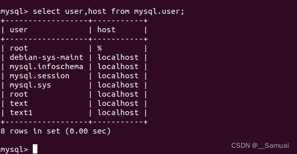 在Ubuntu中安装MySQL并创建新用户_ubuntu mysql添加用户-CSDN博客