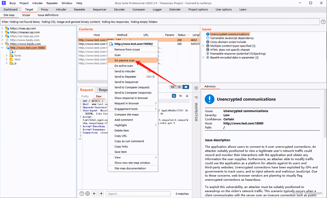 BurpSuite-Target使用_burpsuite target-CSDN博客