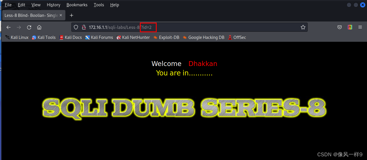【SQL注入-14】布尔盲注的半自动化注入案例—以sqli-labs-less8为例（利用BurpSuite工具）_sql半自动化注入-CSDN博客