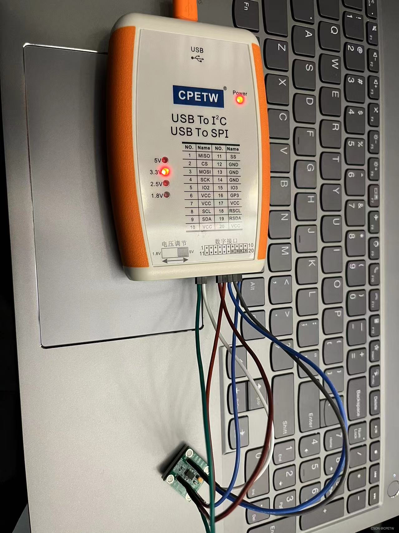 ADXL375 3轴加速度计（SPI/I2C） --- 专业版调试器-CSDN博客