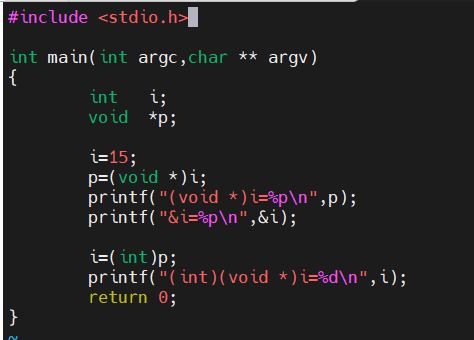 c语言的int类型转换为(void *)类型_c int转void *-CSDN博客