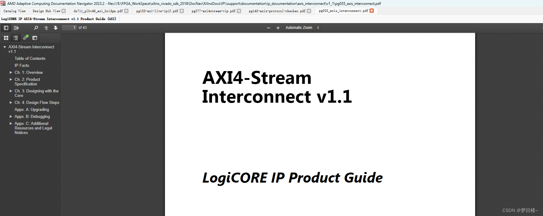xilinx DocNav打不开以及格式错误：不是一个PDF文件或该文件夹已损坏-CSDN博客