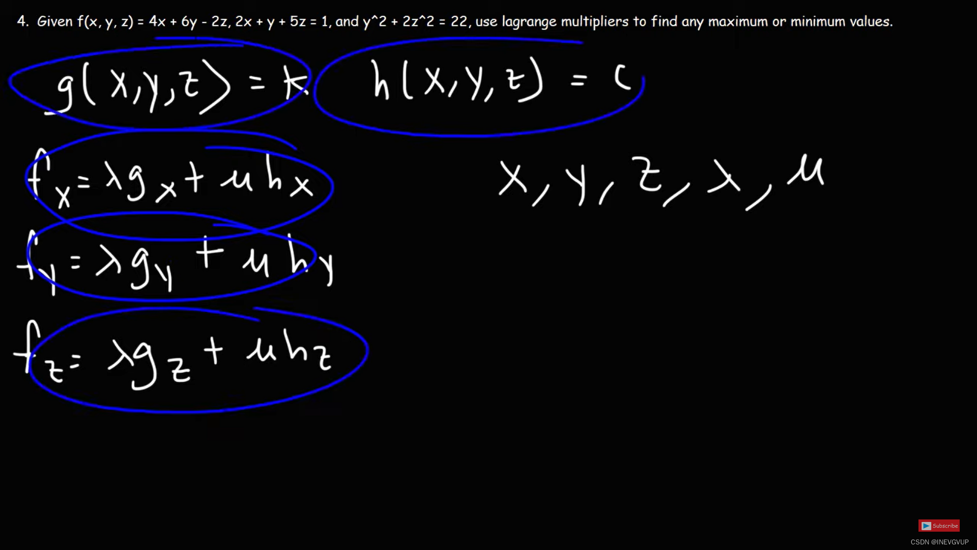 拉格朗日乘子法(Lagrange Multipliers)学习笔记-CSDN博客