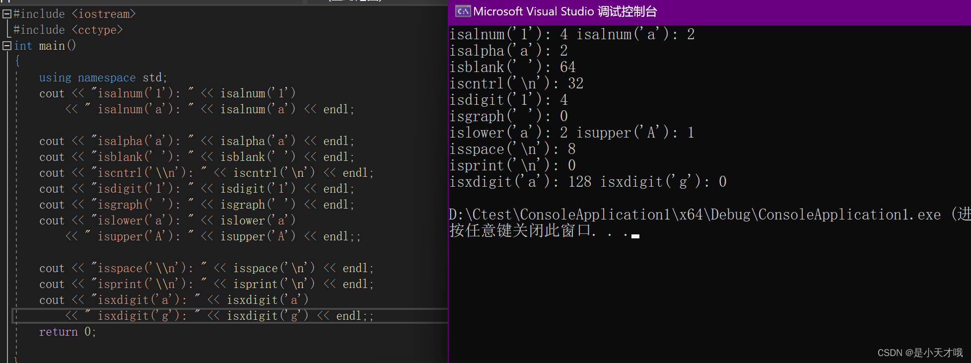 C++的字符函数库（cctype）-CSDN博客