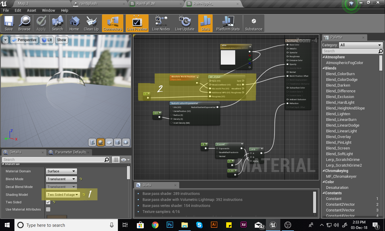 UE4下雨效果模拟【教程】_ue4中cascade粒子系统创建下雨特效的制作过程-CSDN博客
