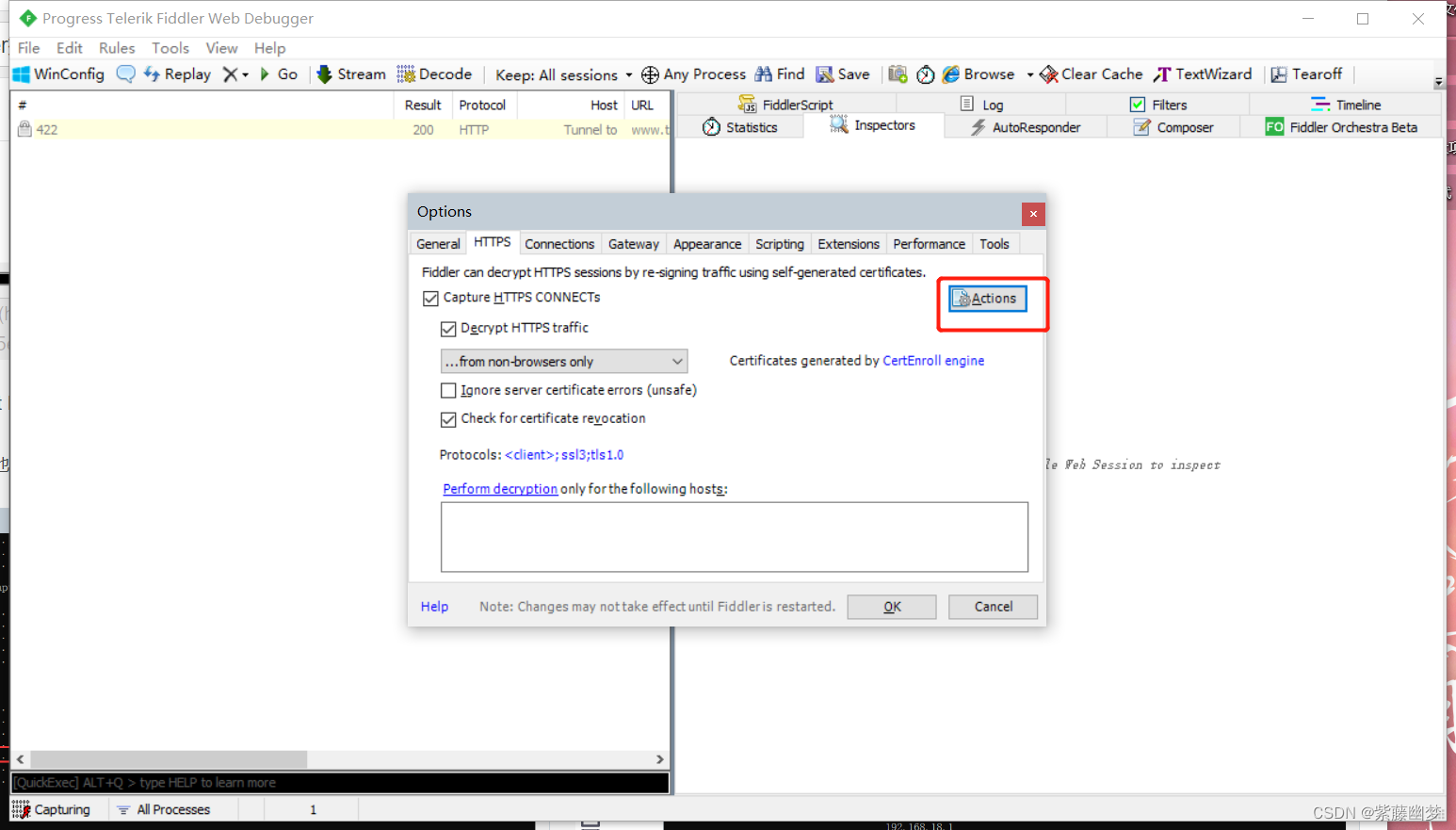 fiddler抓取特定主机（网址）和App抓包_fiddler抓指定url-CSDN博客