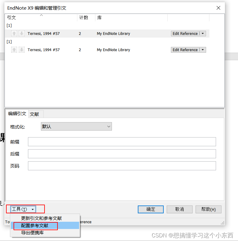 在word中通过endnote打入文献标签_endnote怎么加标签-CSDN博客