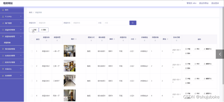 基于javaspringbootvue的租房网站系统设计实现 Csdn博客