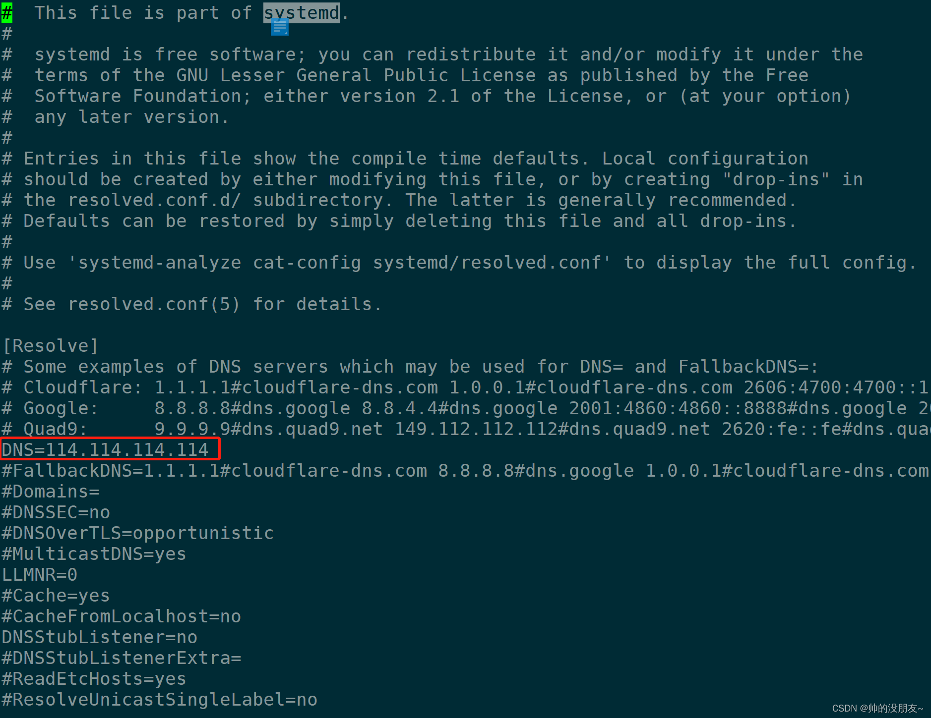Linux DNS 配置_linux nsswitch.conf dns-CSDN博客