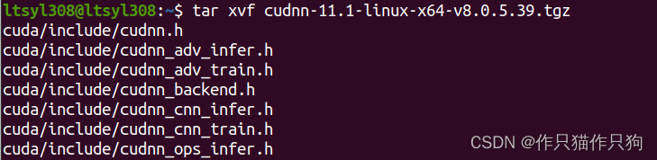 Ubuntu20.04+CUDA11.1+cuDNN的详细配置过程_ubuntu20.04 cuda11.1安装cudnn-CSDN博客