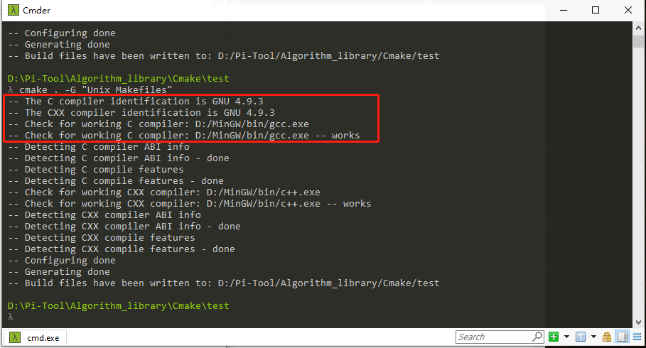 Windows下 Cmake 没有生成makefile文件_最新版的platformio 没有生成相关cmake配置文件-CSDN博客