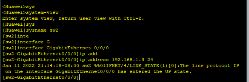 华为eNSP下的telnet配置实验_ensp client telnet-CSDN博客