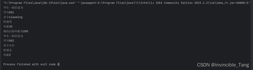 编一个学生类(Student)_题目:定义 student 类,并创建名字(name),性别(gender),年龄(age),学号(-CSDN博客