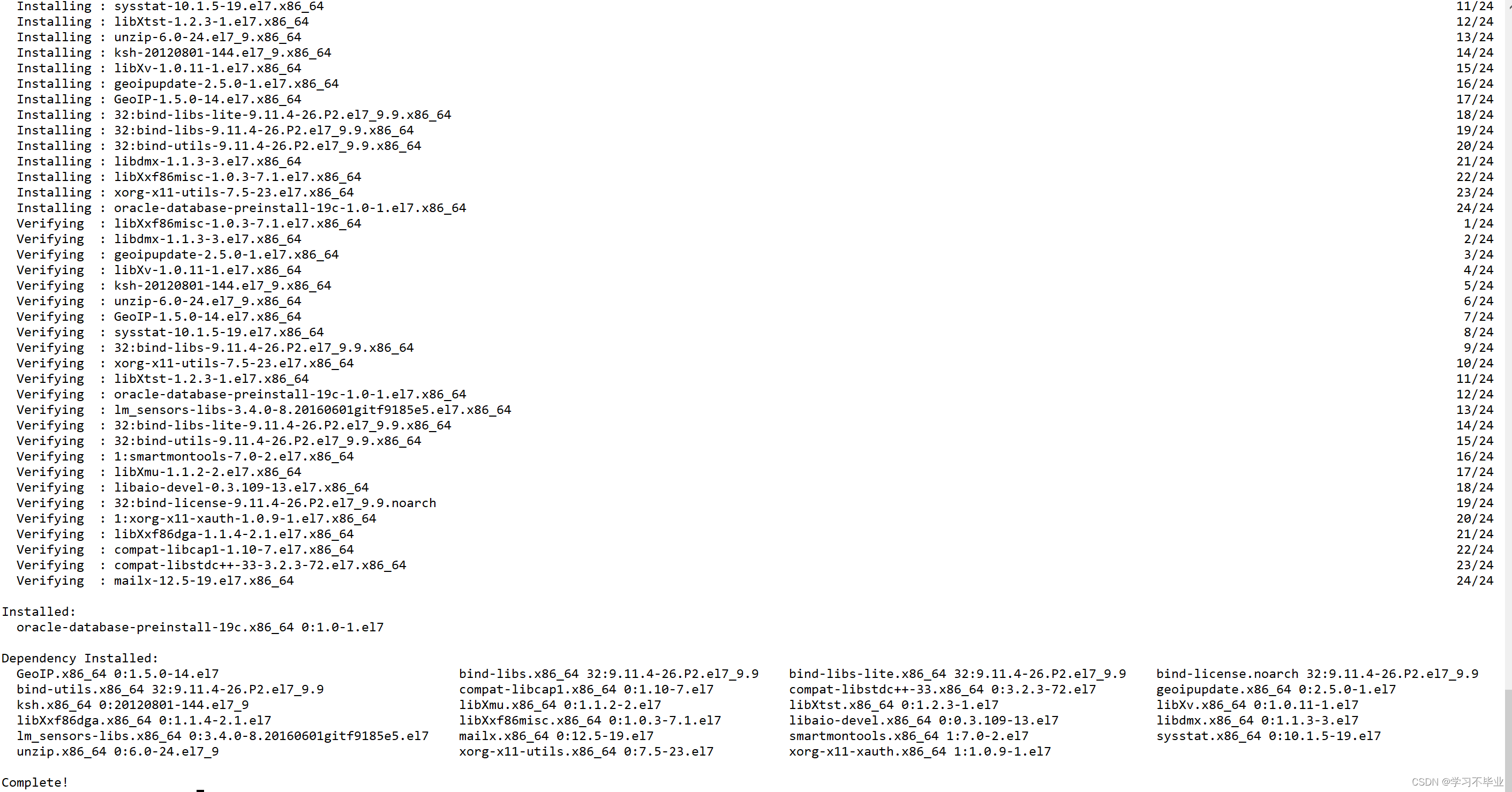 一文教你在 Centos7 下安装 Oracle19 C 完整版 Centos7安装oracle19c Csdn博客