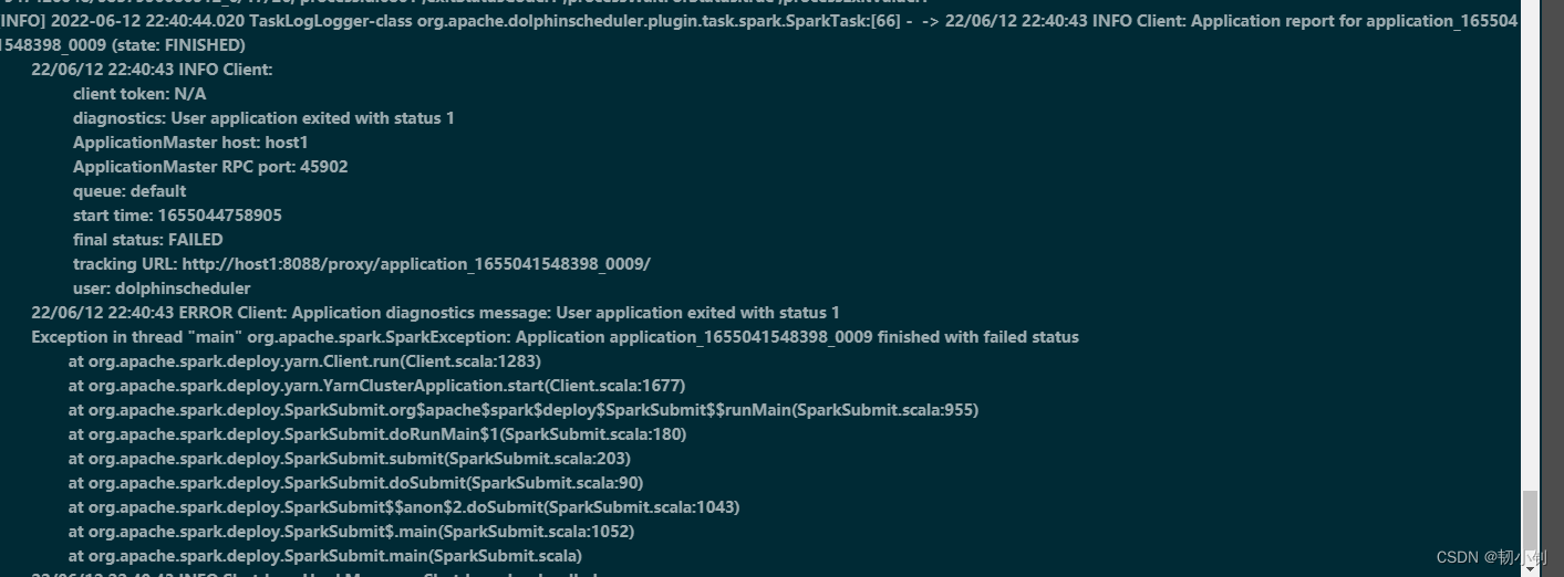 dolphinscheduler涉及HDFS功能测试（三）spark task_dolphinscheduler spark-CSDN博客