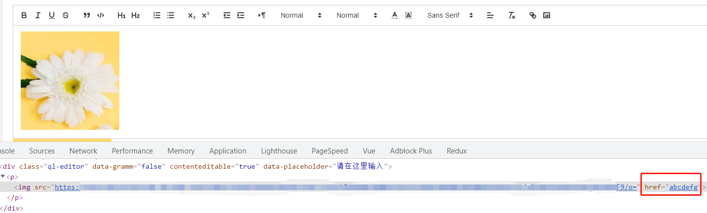 vue-quill-editor 自定义 img 标签，给标签添加 href 属性_img href-CSDN博客