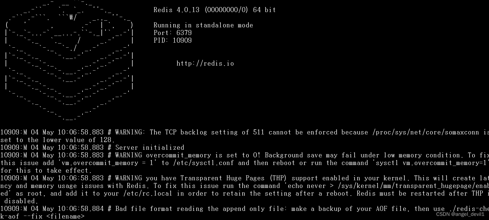 Bad File Format Reading The Append Only File Make A Backup Of Your Aof File Then Use Redis