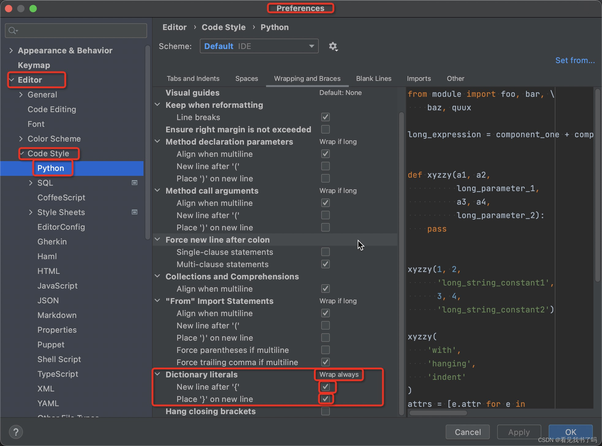 Pycharm格式化代码 reformat dict to one key one line_pycharm 格式化dict-CSDN博客