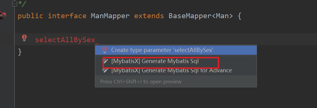 MybatisPlus学习之MyBatisX插件比代码生成器还好用的哦_mybatisplusx-CSDN博客