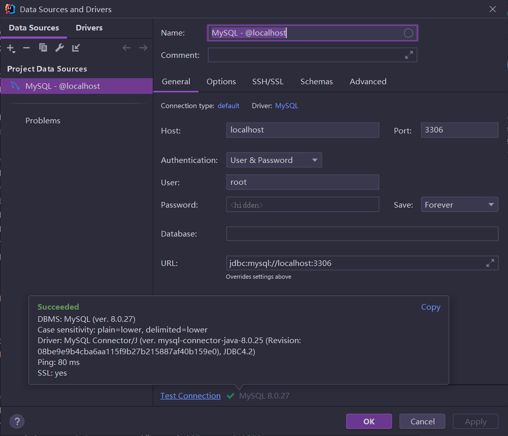IDEA连接数据出现密码报错的问题如：Access denied for user ‘root‘@‘localhost‘ (using password: YES)_idea连接数据库浏览说 ...