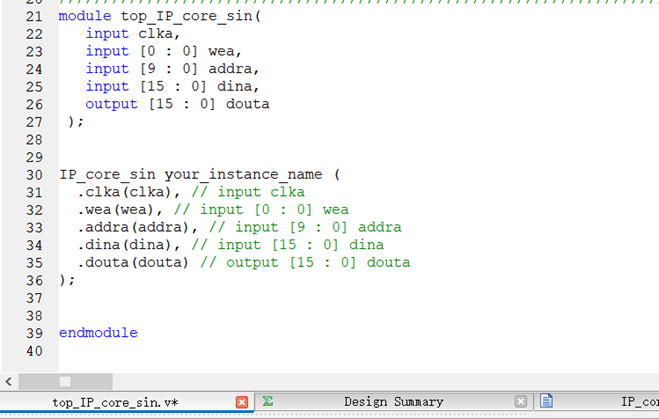 FPGA中ISE软件调用IP核导入(.coe)文件并绘制正弦函数_ise design 生成lut正弦-CSDN博客