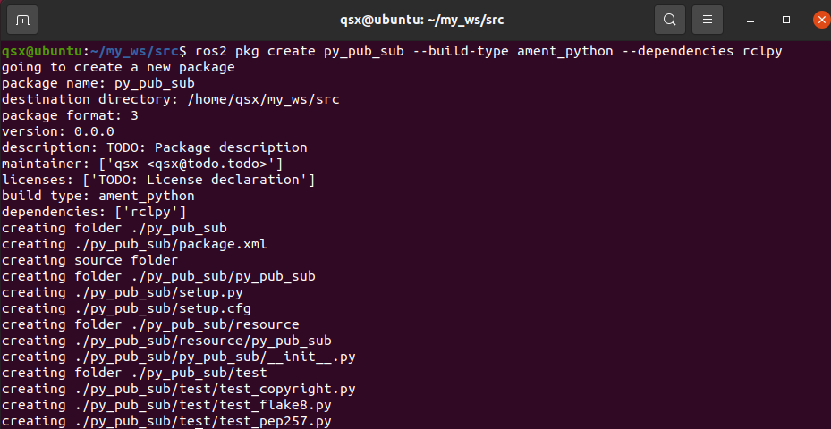 【ROS2学习】二、用python编写publisher和subscriber_ros2 pub sub py-CSDN博客