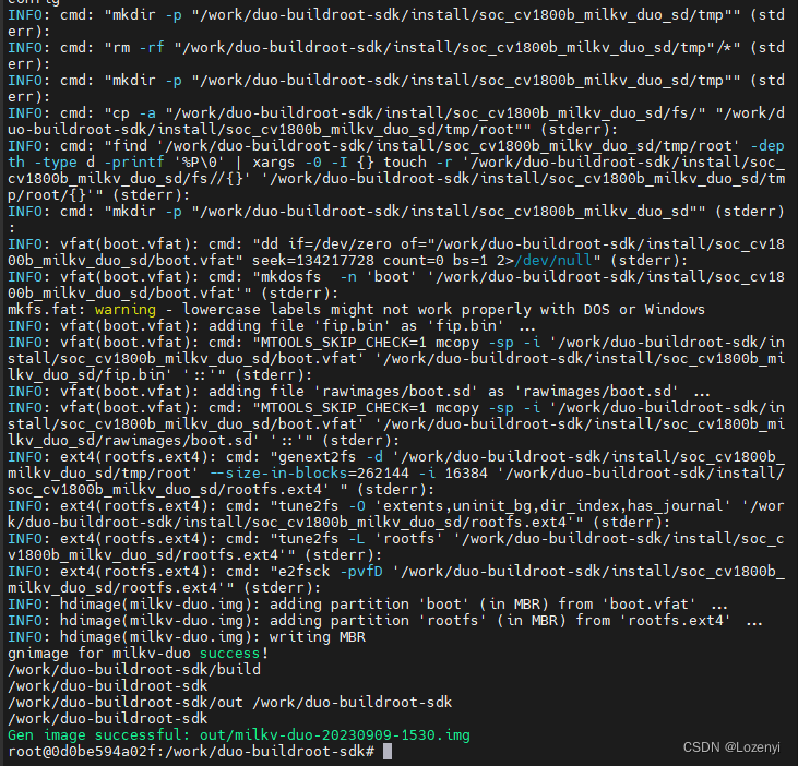 milkv-duo交叉编译环境搭建_error: build board milkv-duo256m failed!-CSDN博客