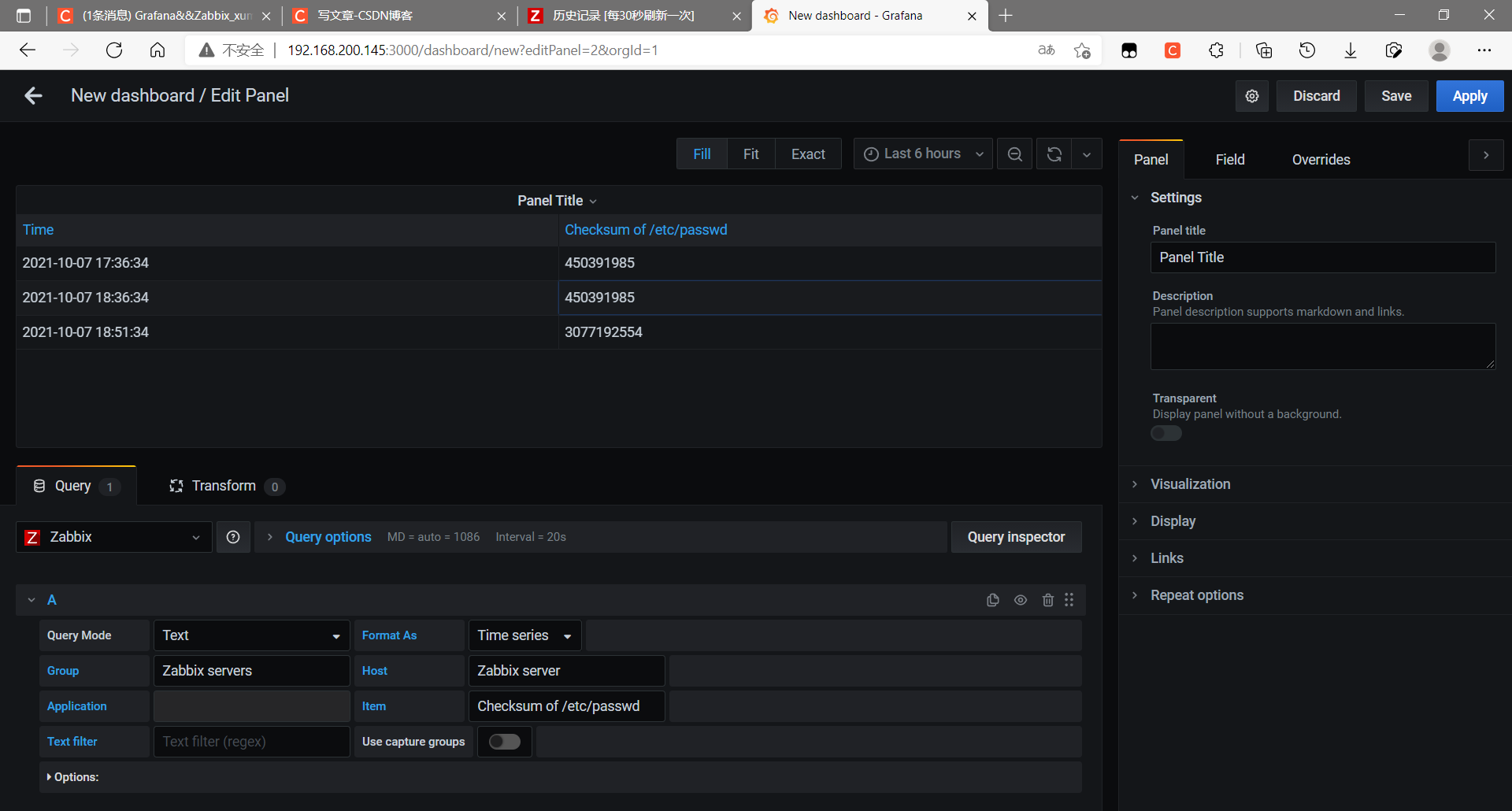 zabbix接合grafana画图_pyzabbix 端口流量图-CSDN博客