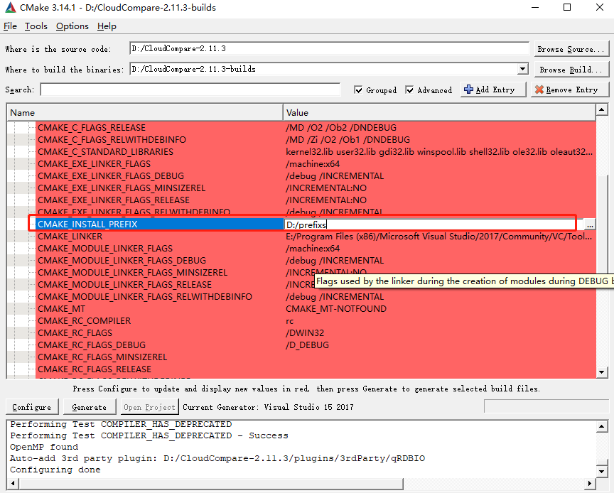 CloudCompare+vs+cmake插件功能编译_cloudcompare v2.11.3编译-CSDN博客