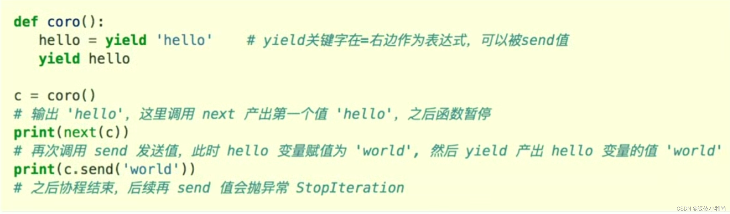 Python生成器与协程基于生成器协程 Csdn博客