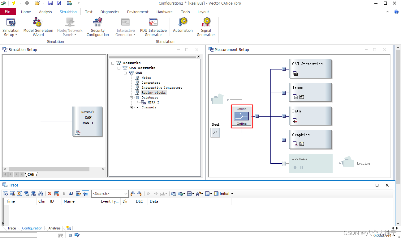【CAN】CANoe 12 使用简介 及 Replay Block报文回放_canoe回放报文-CSDN博客