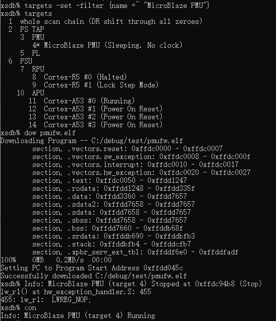 Xilinx软件开发: 用仿真器在XSCT下加载u-boot_xilinx software commandline tool 使用-CSDN博客