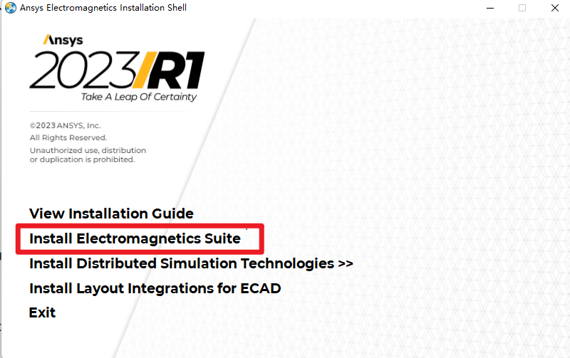 HFSS学习记录——0. HFSS软件安装（ANSYS Electromagnetics Suite 2023 R1）_hfss仿真软件-CSDN博客