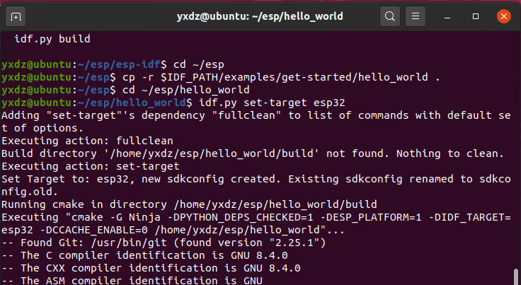 Ubuntu - 20.04系统安装乐鑫ESP-IDF工具链(2) --- 安装IDF_ubontu 下安装 dfu-util-CSDN博客