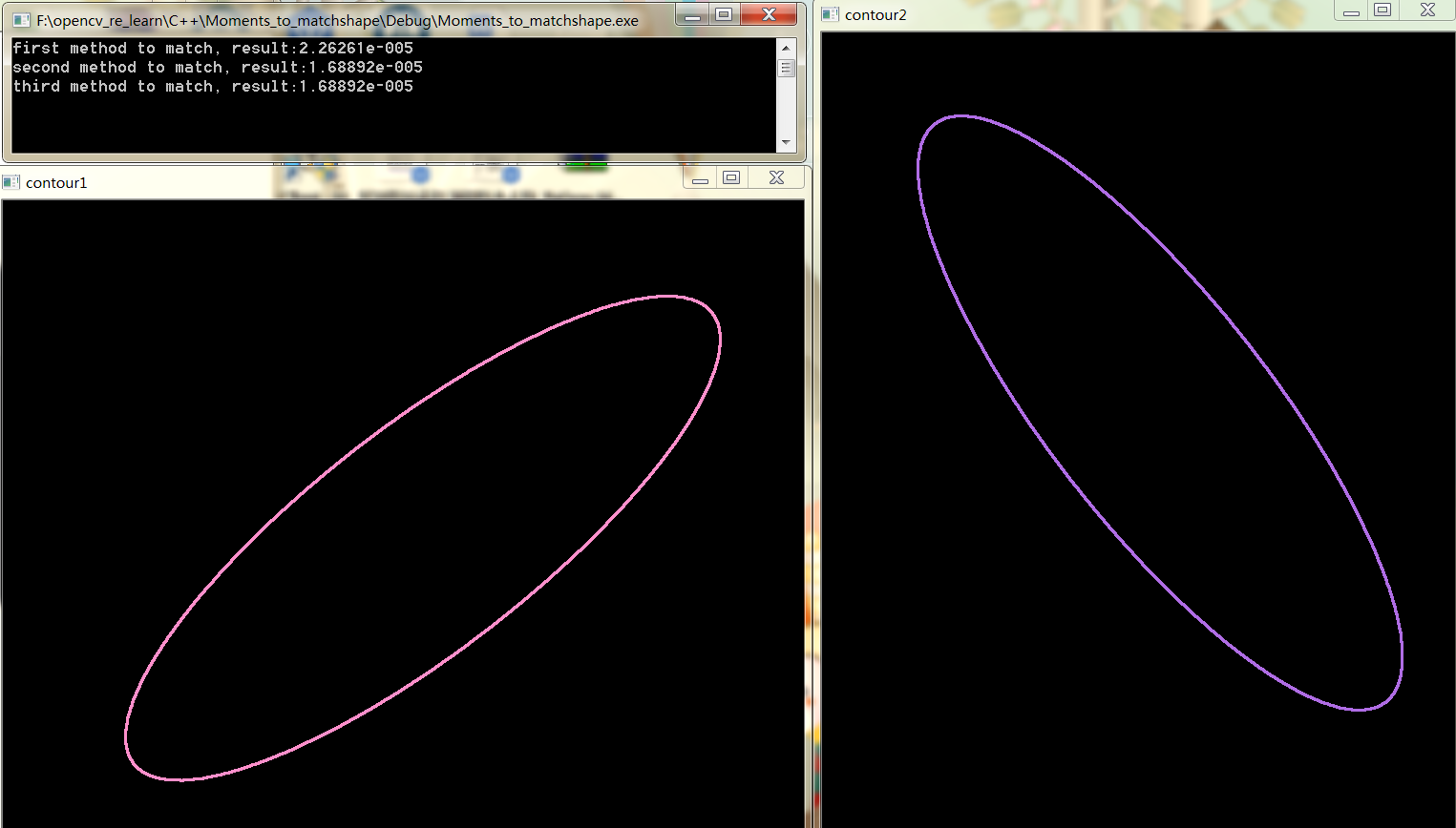 Opencv2.4学习：：轮廓矩【判断形态方向、匹配度】-CSDN博客