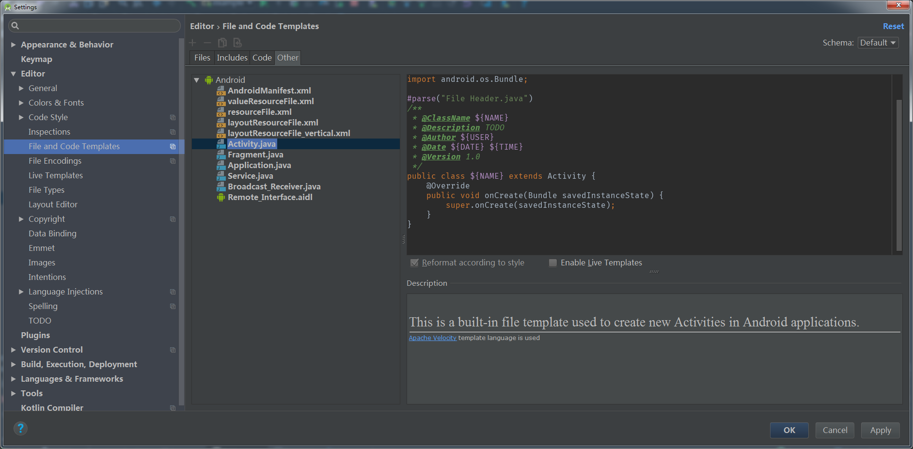 Android Studio创建文件，自动生成类头_androidstudio activity的创建自动添加头文件-CSDN博客