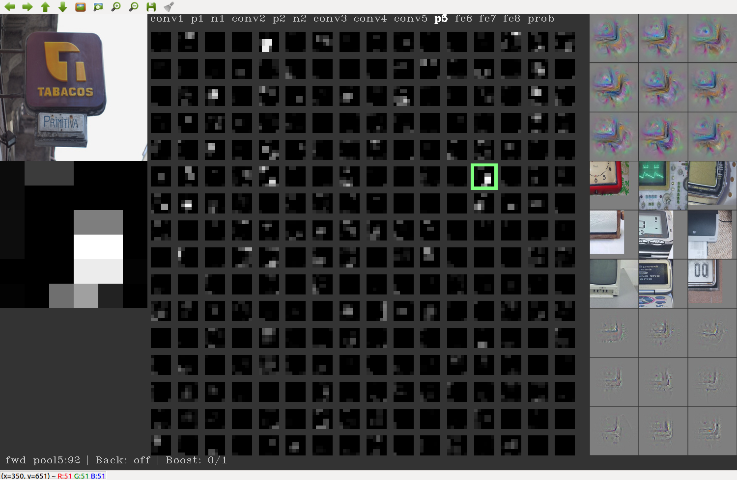 Caffe可视化（二）：权重及输出可视化（用Deep Visualization Toolbox实现）_caffe获得参数内容及权重-CSDN博客